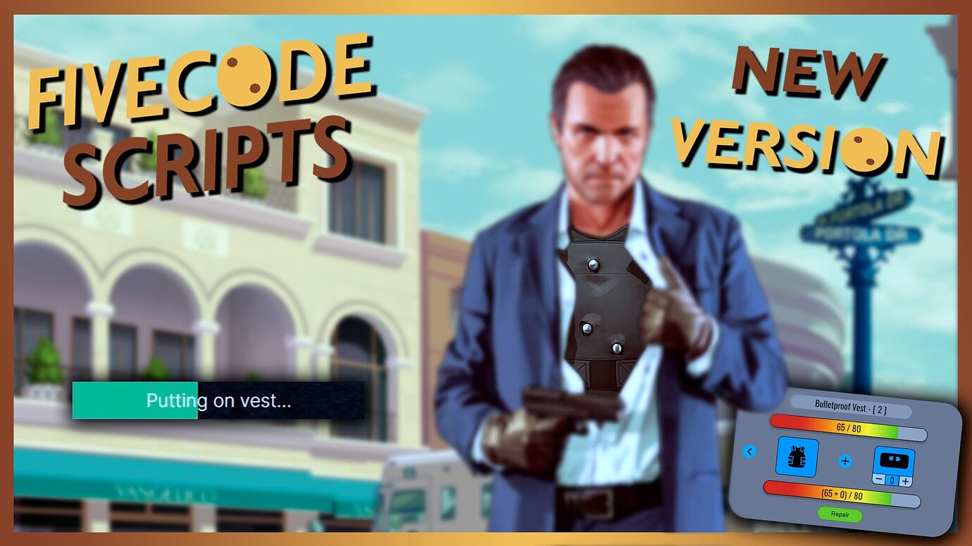 [PAID][ESX/QB/QBOX] Advanced Bulletproof Vest, Armor Script - fivecode ...