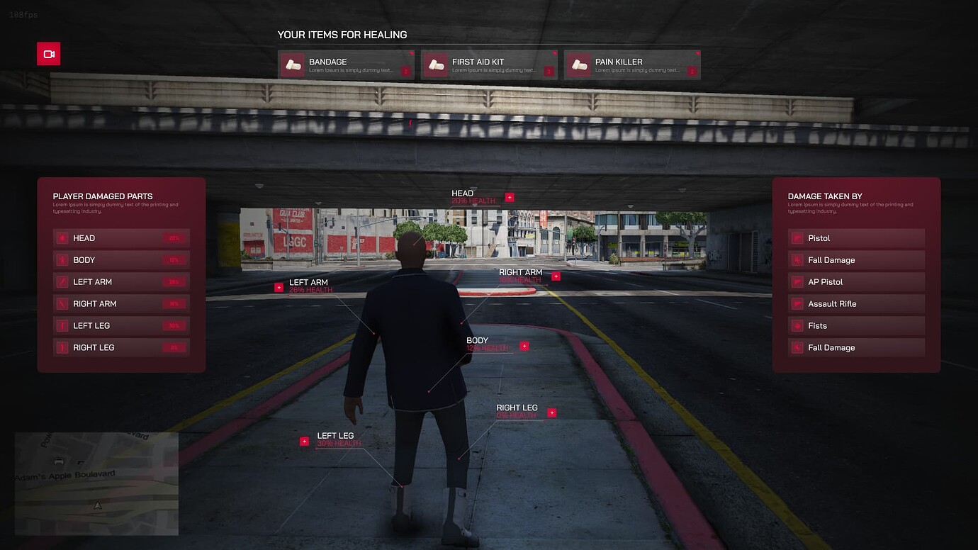 [QB/ESX] Advanced Health System | Body Health - FiveM Releases - Cfx.re Community