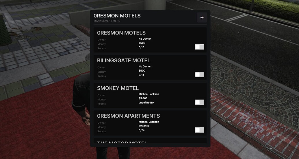 Advanced Motel Apartment System + Maps (283 Room) - FiveM Releases ...
