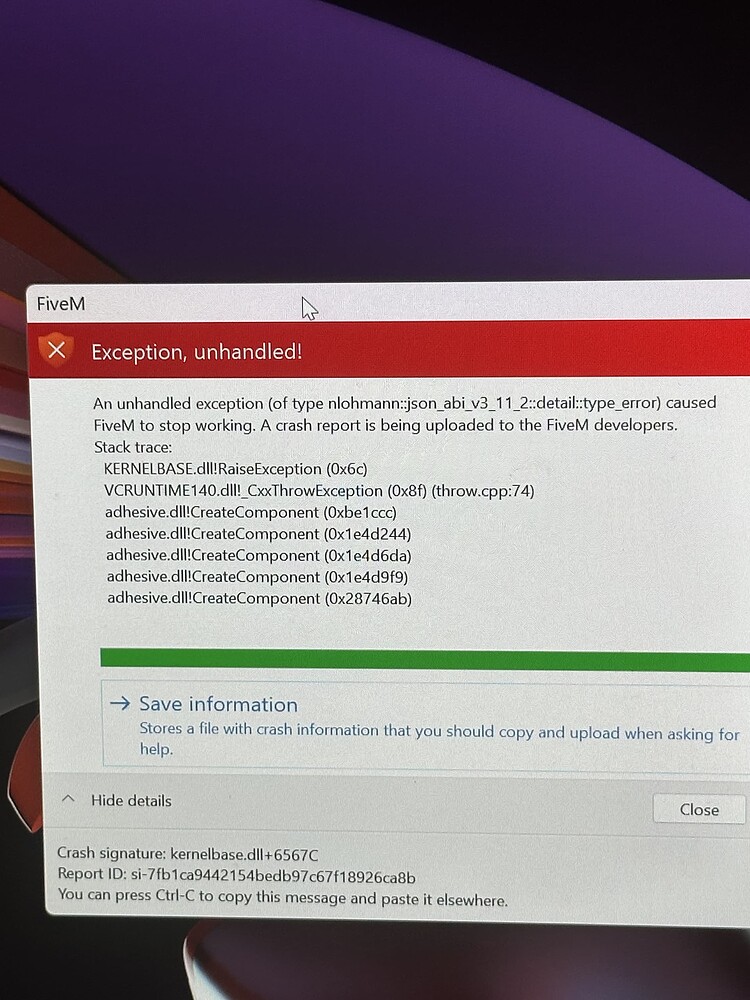 The FiveM download application isn't directly saving to the local files ...