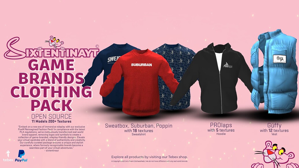 GameBrands Men's Clothing Collection - FiveM Releases - Cfx.re Community