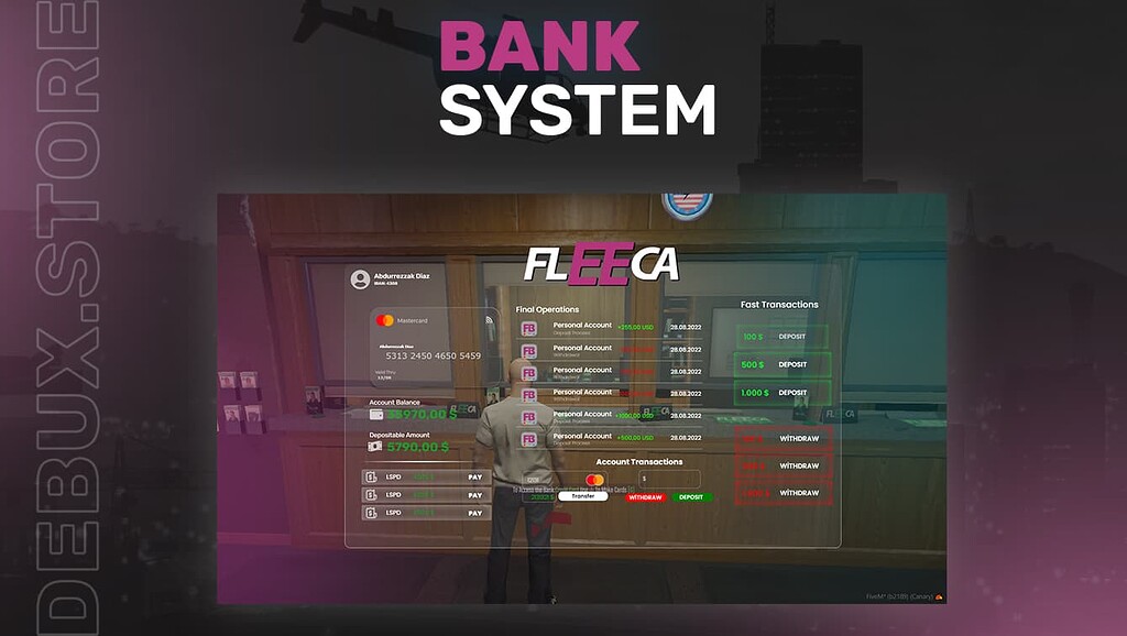 [QB - ESX] Bank System - FiveM Releases - Cfx.re Community