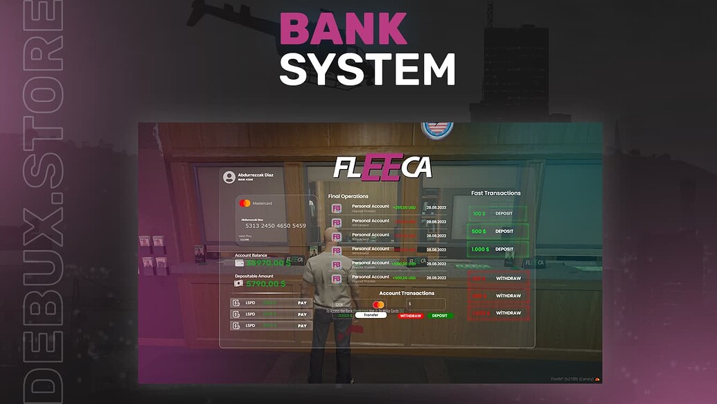 [QB - ESX] Bank System - FiveM Releases - Cfx.re Community
