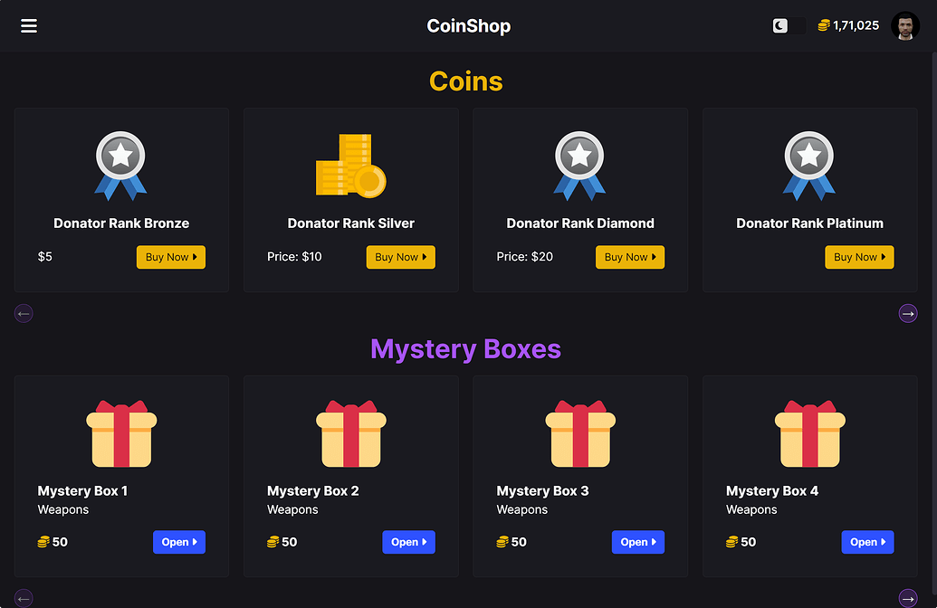 Vip Shop - Coin Shop for FiveM - FiveM Releases - Cfx.re Community