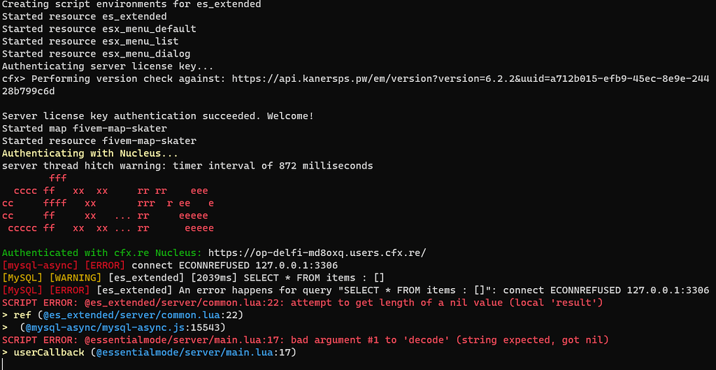 Local fivem server doesnt work - Server Discussion - Cfx.re Community