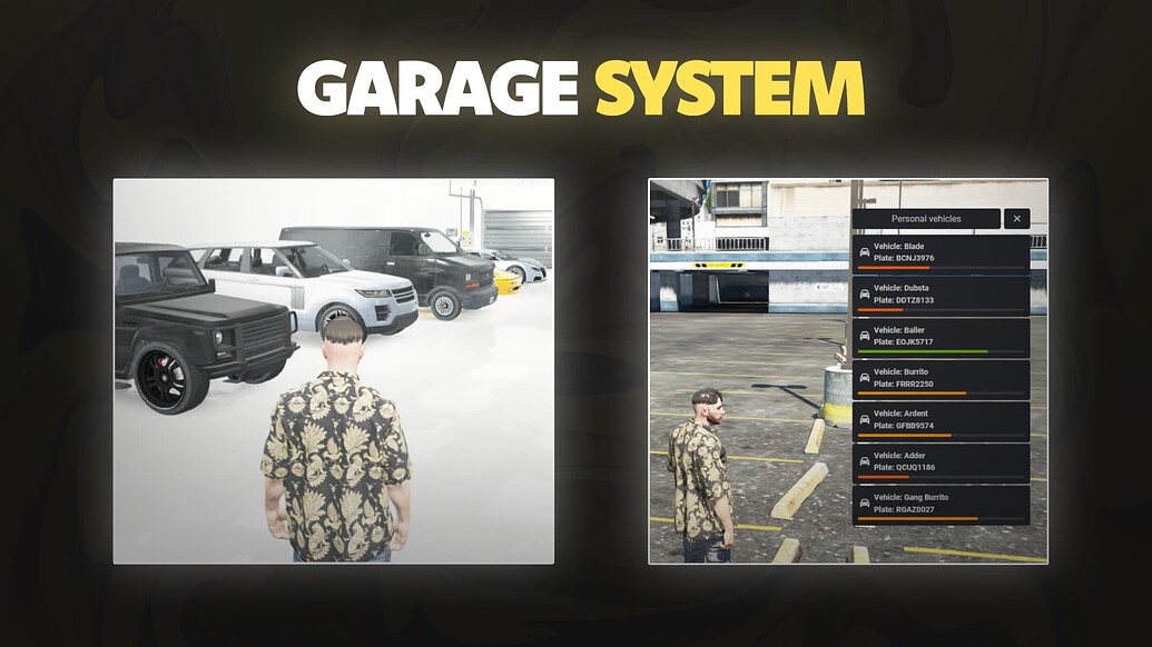 [FREE][ESX/QB] Advanced garage V2 | (Optimized, highly configurable ...