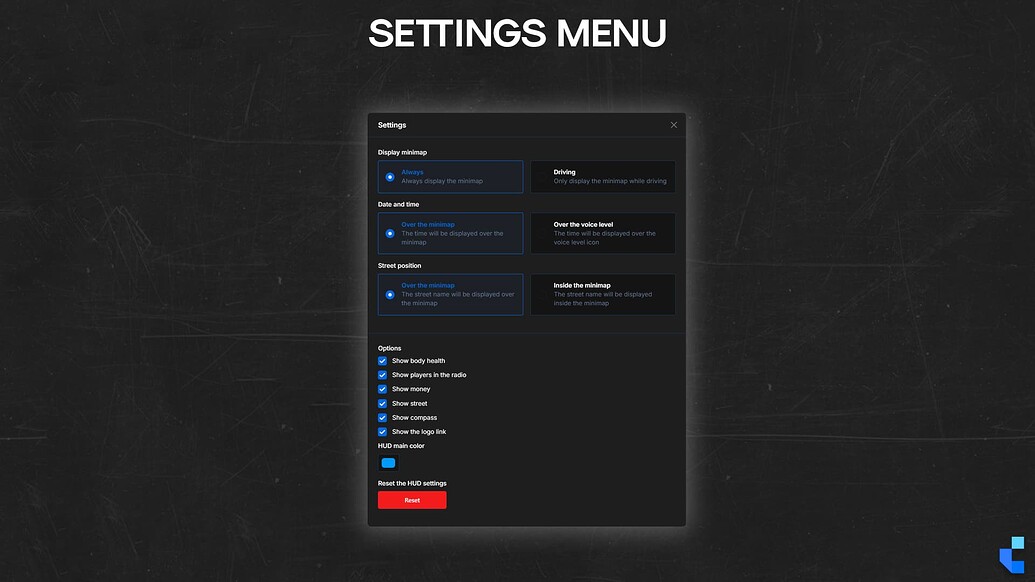 🕹️Complete Hud V2 | Pause menu/Body health/Settings and more! - FiveM ...