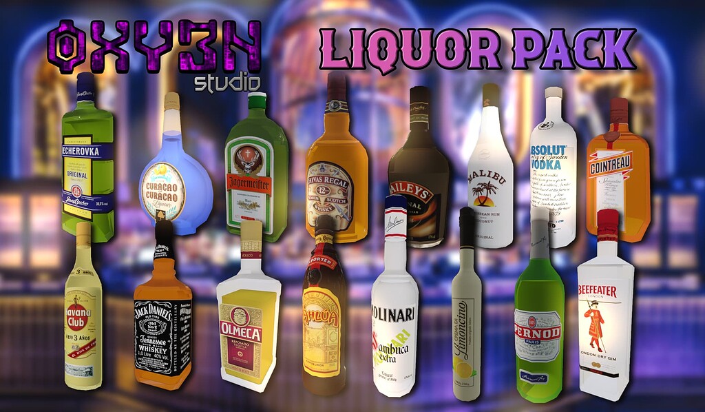 [PAID] OXY3N Liquor Pack - FiveM Releases - Cfx.re Community