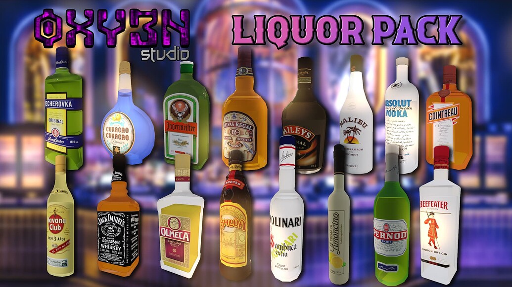 [PAID] OXY3N Liquor Pack - FiveM Releases - Cfx.re Community