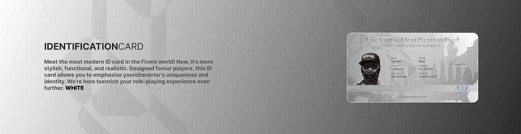 Modern ID Card Script - FiveM Releases - Cfx.re Community