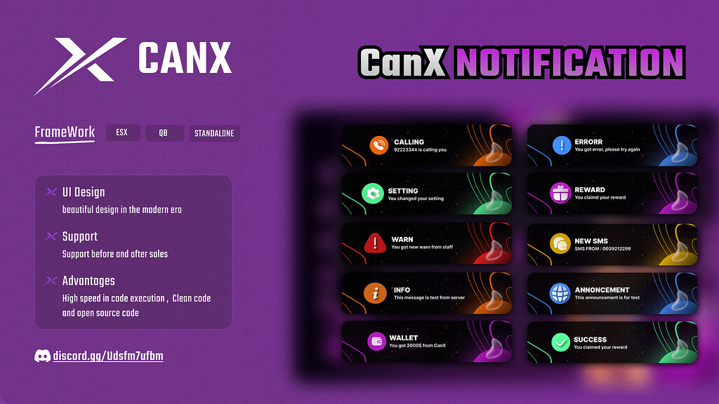 [paid][standalone] Canx Notification Fivem Releases Cfx Re Community