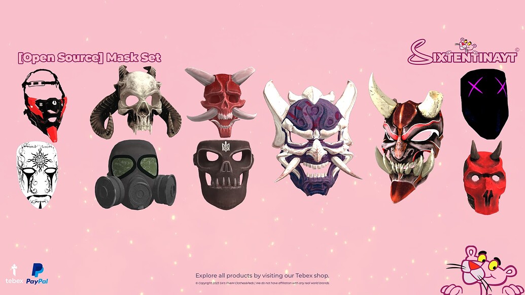 [OP] Male&Female Mask Set - FiveM Releases - Cfx.re Community