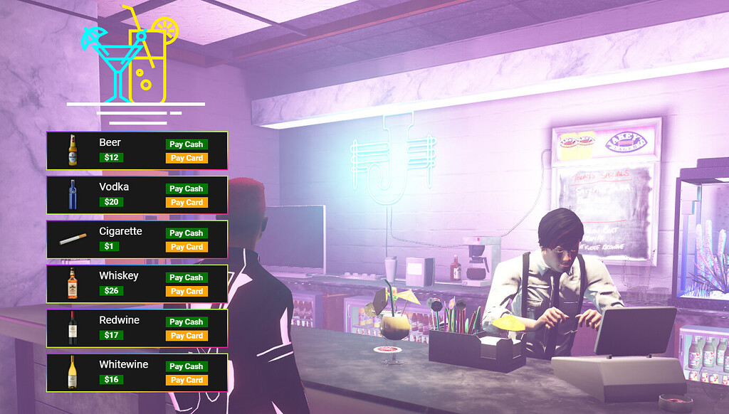 BulgaR Liquor Stores / Clubs / Bars (ESX) - FiveM Releases - Cfx.re ...