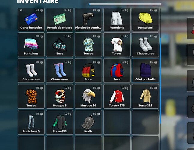 Inventory icons pack for RP server [HQ Draw] - +24k Cloth l +5000 ...