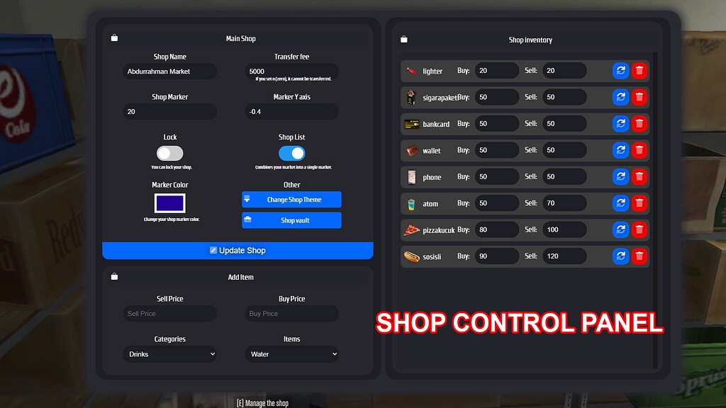 [PAID] Fivem Shopping System - FiveM Releases - Cfx.re Community