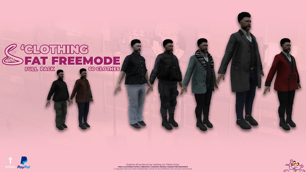 Fat Freemode Clothing Pack [Update] - FiveM Releases - Cfx.re Community