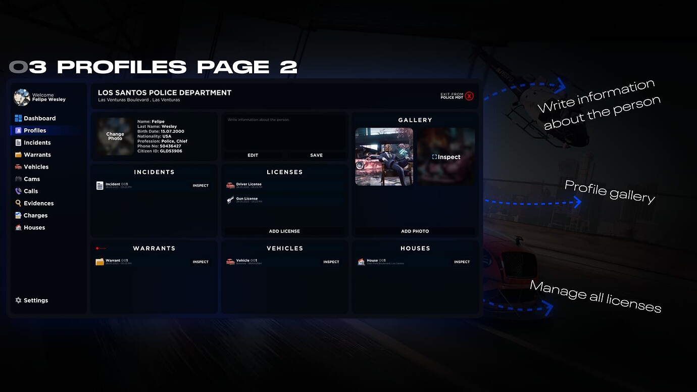 [ESX / QBCore] MGN MDT (Advanced Mobile Data Terminal) (v2.0) - FiveM ...