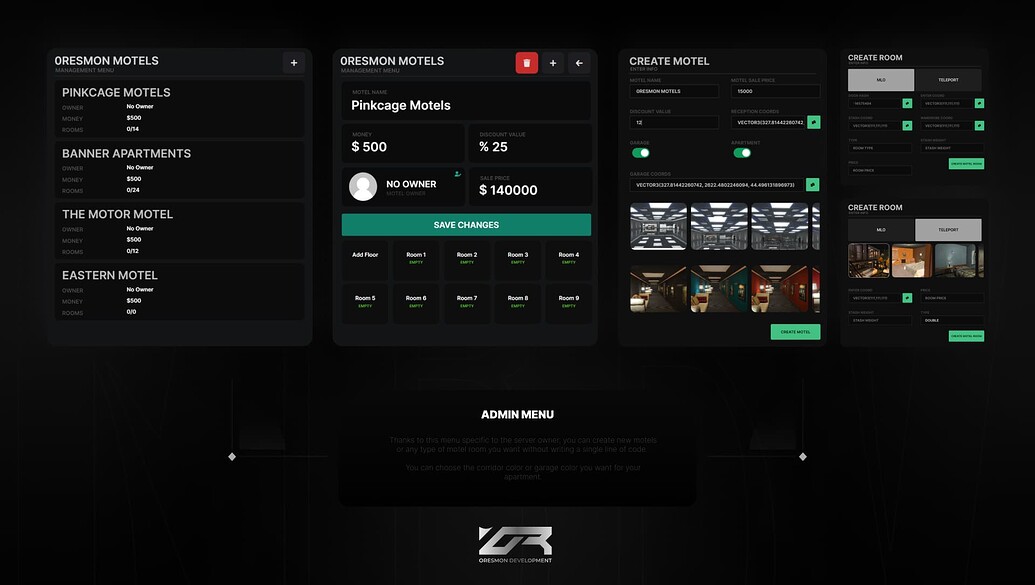 [ESX/QBCore] MANAGEABLE AND HIGHLY DETAILED MOTEL AND APARTMENT SYSTEM ...