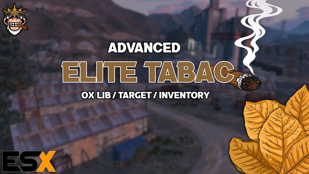 [PAID] - Advanced Tobacco Job | OX LIB / TARGET / INVENTORY - FiveM ...