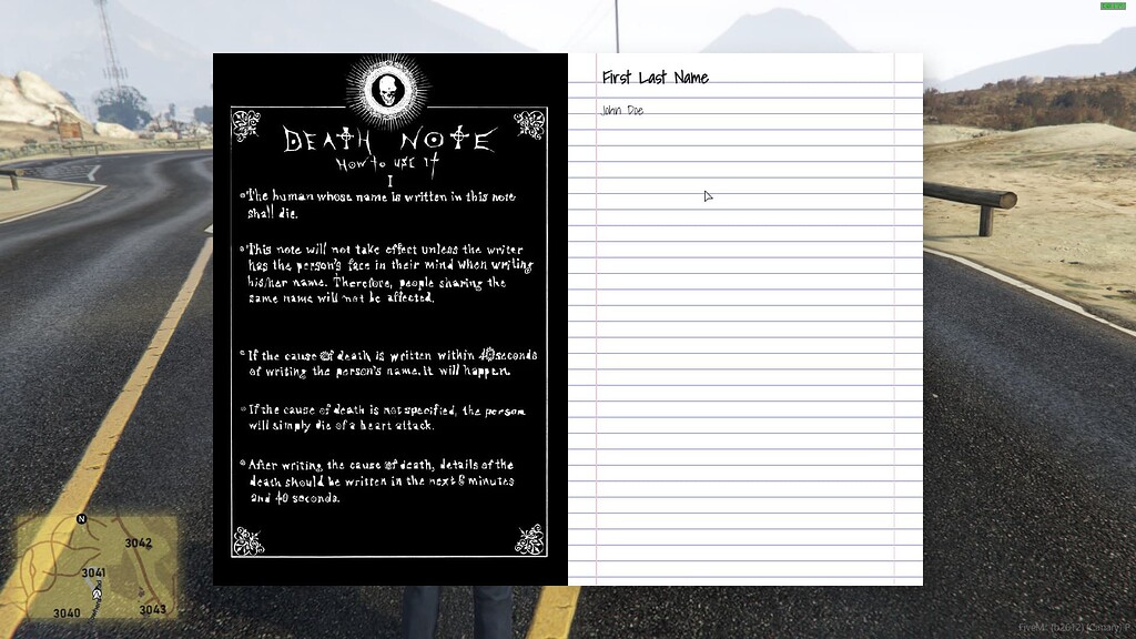 xNote | Death Note Script - FiveM Releases - Cfx.re Community