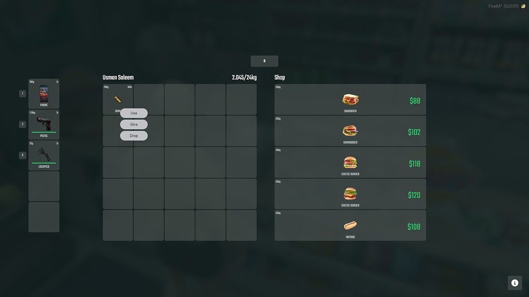 OX Inventory Redesign - FiveM Releases - Cfx.re Community