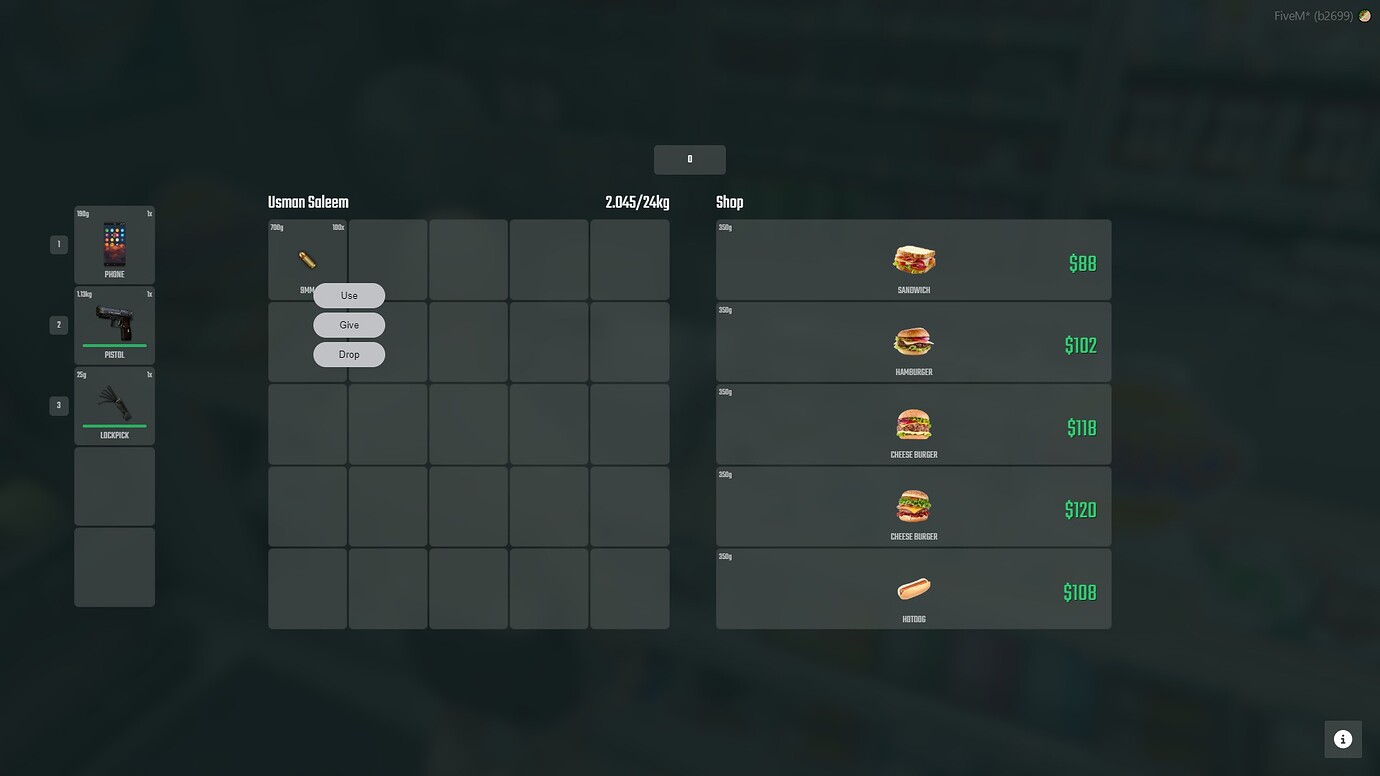 OX Inventory Redesign - FiveM Releases - Cfx.re Community
