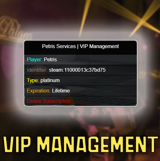 [PAID][ESX] 🌟 VIP System (Source Code) - FiveM Releases - Cfx.re Community