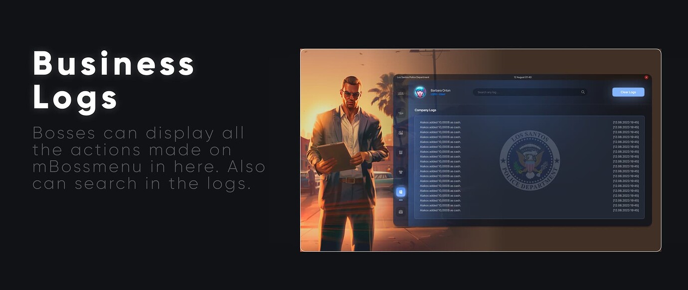 CodeM mBossmenu ( Advanced Boss Menu System ) ESX QB - FiveM Releases ...