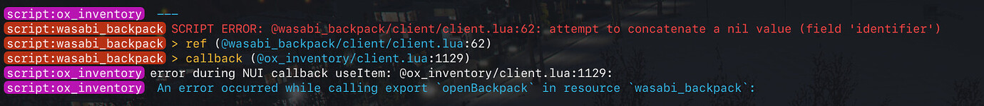 [FREE] Wasabi's Backpack [Ox Inventory] - Page 2 - FiveM Releases - Cfx ...