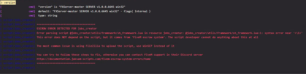 Problem with "FiveM escrow system - Discussion - Cfx.re Community