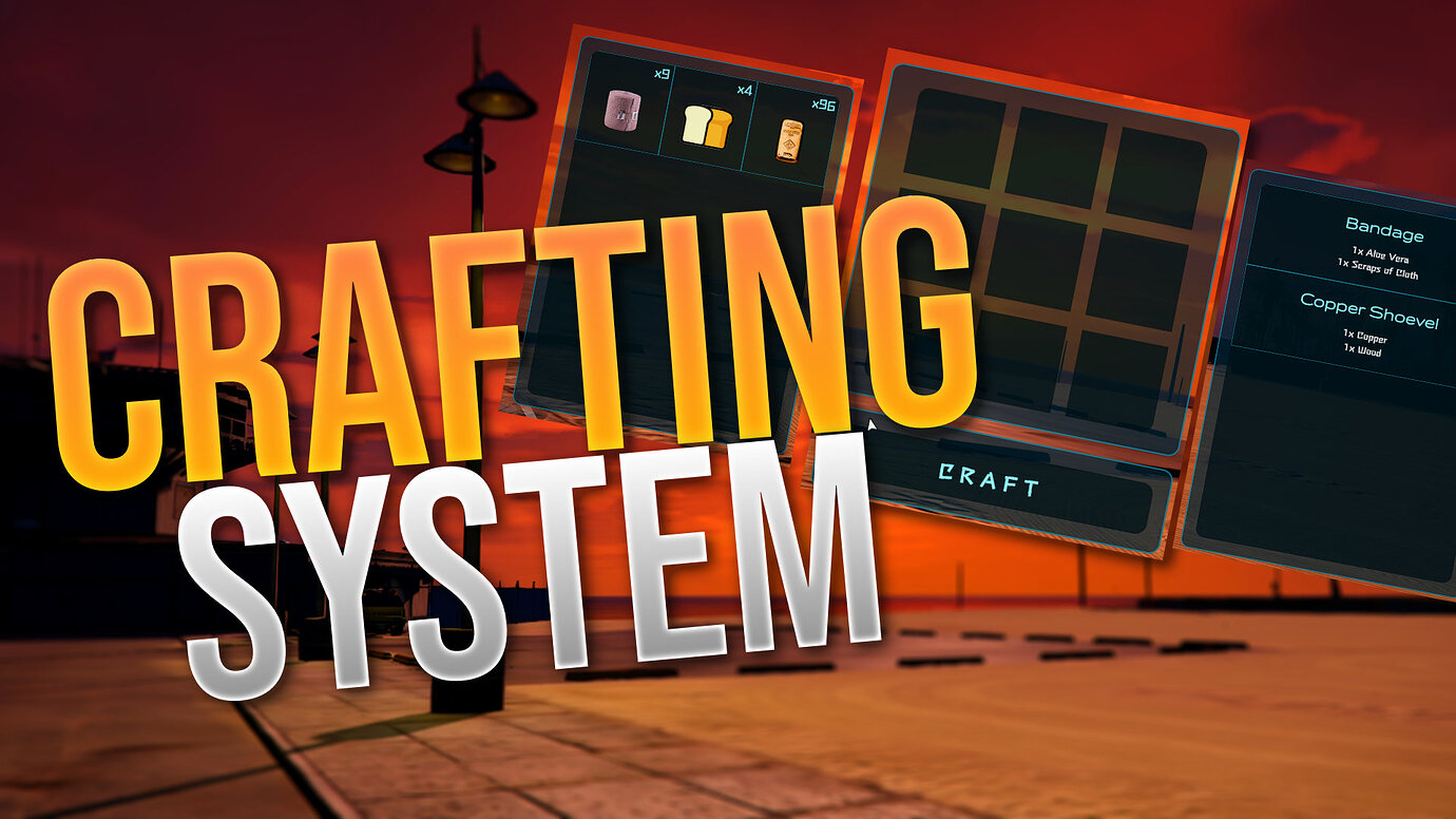 myCrafting - Crafting system for weapons and items with recipe system ...