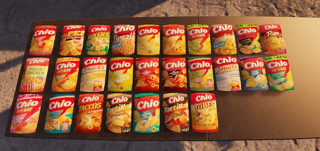Chio Chips Prop Pack 27 Types - FiveM Releases - Cfx.re Community
