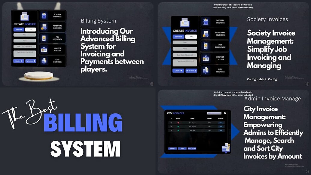 Advanced Billing System [QB - ESX] - FiveM Releases - Cfx.re Community