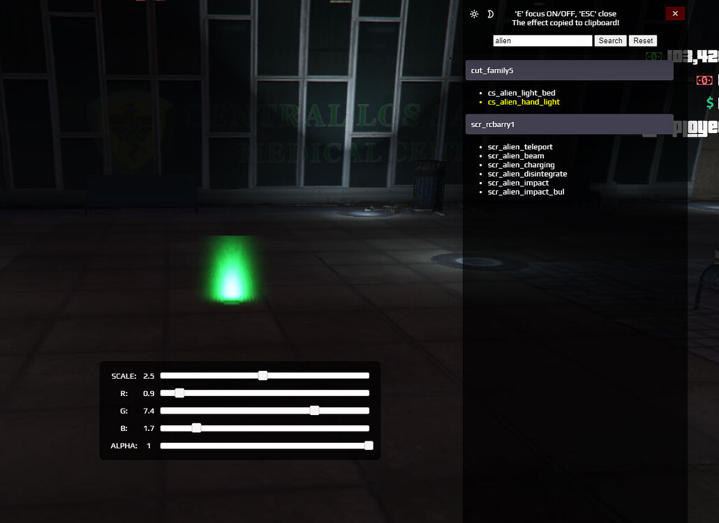 Developer helper pack for animation, effect search and object place ...