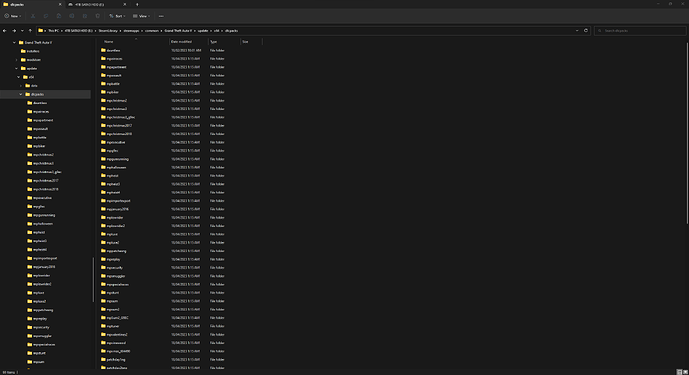 [Problem] Changing game build failed: Could not patch update/update.rpf ...