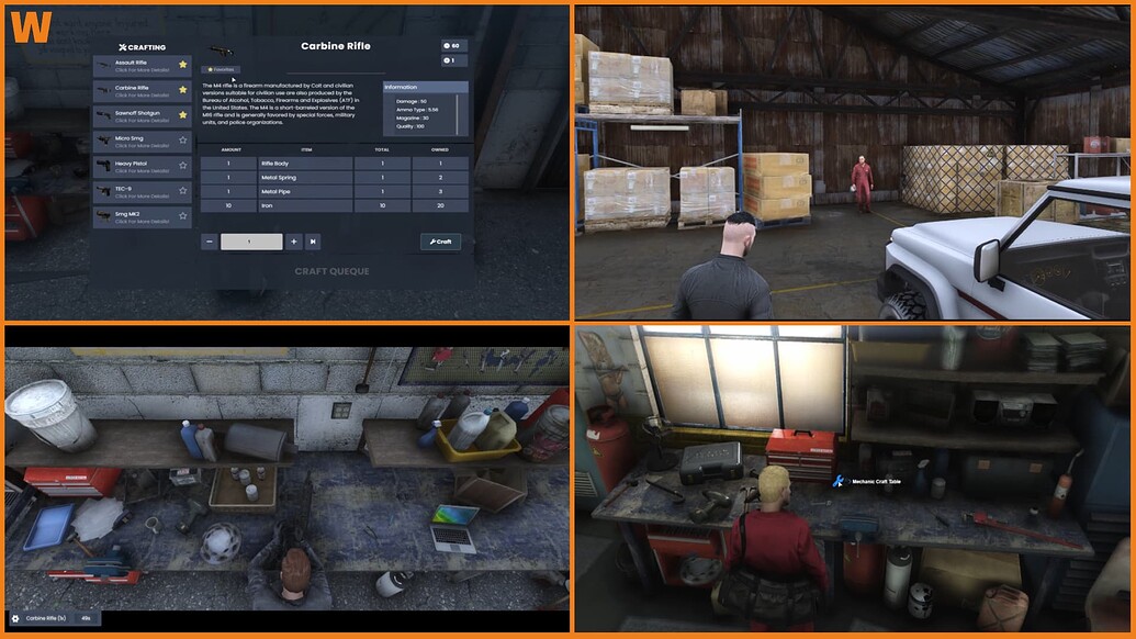 [QBCore / ESX / Qbox] Wert Craft System - FiveM Releases - Cfx.re Community