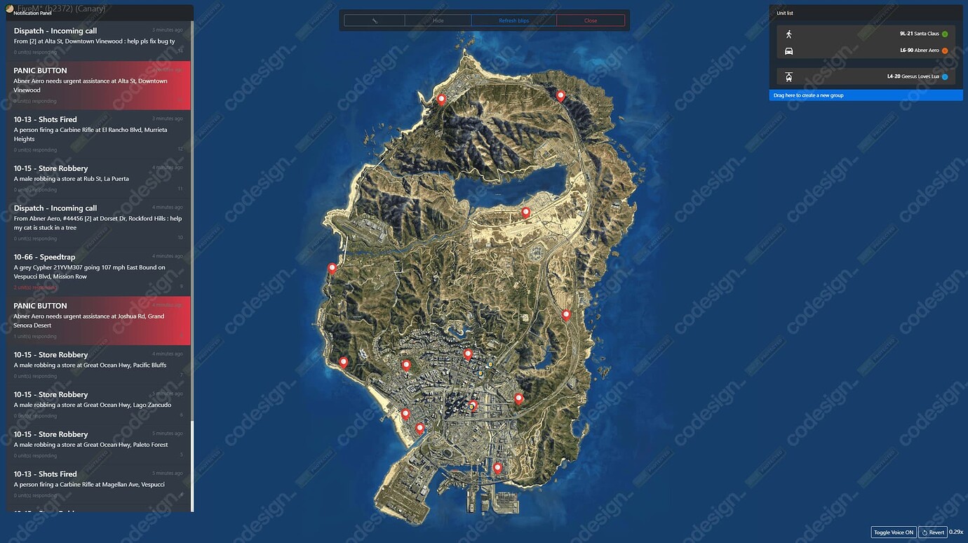 [PAID] Codesign Police Dispatch - FiveM Releases - Cfx.re Community