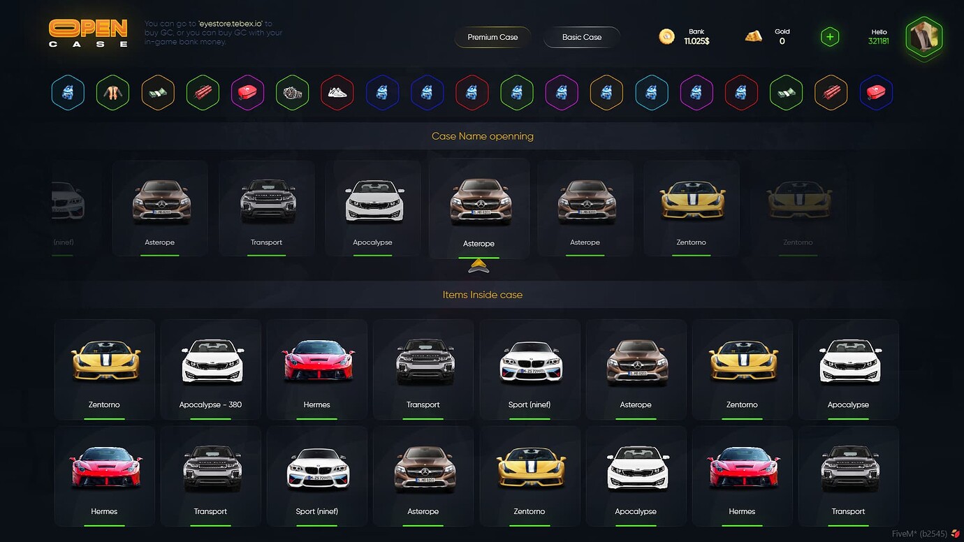 [FREE] [ESX] [QBCore] Case Opening - FiveM Releases - Cfx.re Community