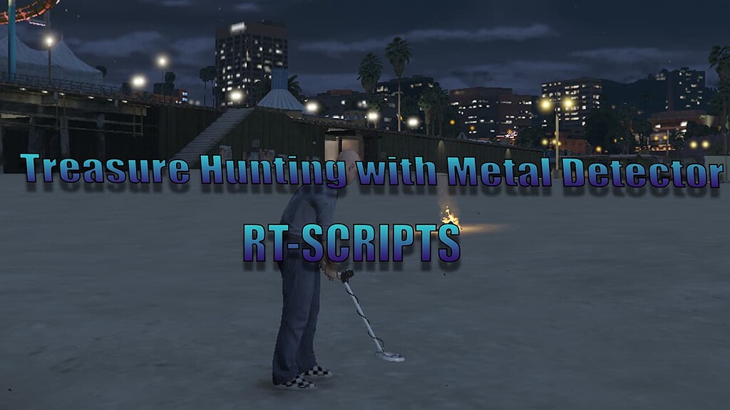 Treasure Hunting With Metal Detector [esx] [paid] Fivem Releases