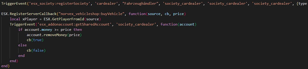 Need help :D Addonaccount doesnt work properly - ES/ESX - Cfx.re Community