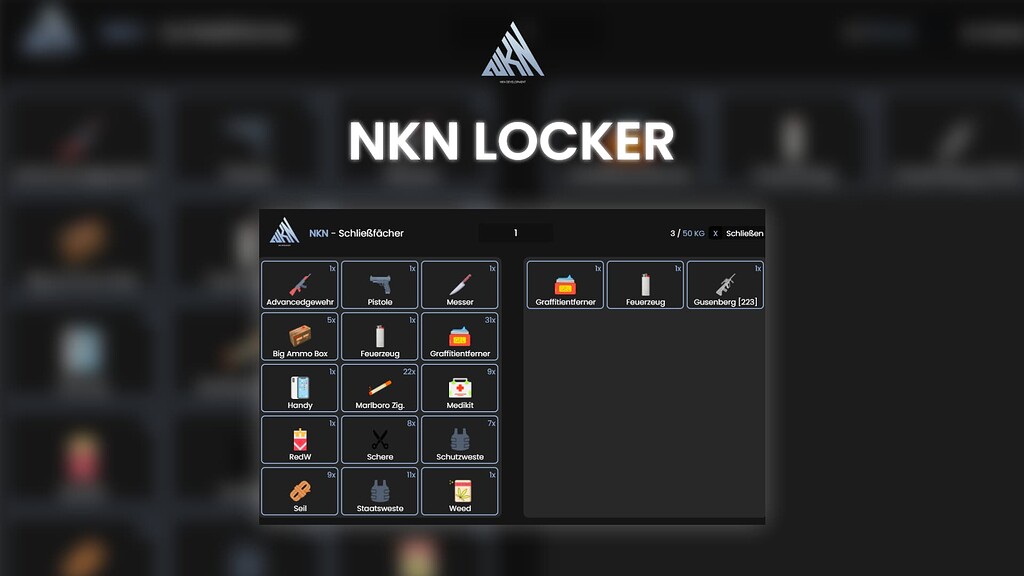 [ESX] Locker System (STORAGE) | NKN - FiveM Releases - Cfx.re Community