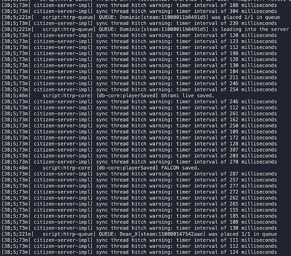 Sync Thread Hitch warning spam - Server Discussion - Cfx.re Community