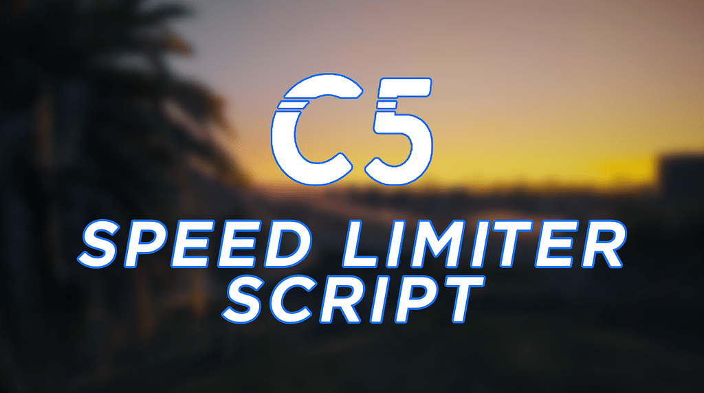 [FREE] C5 Speed Limiter - FiveM Releases - Cfx.re Community