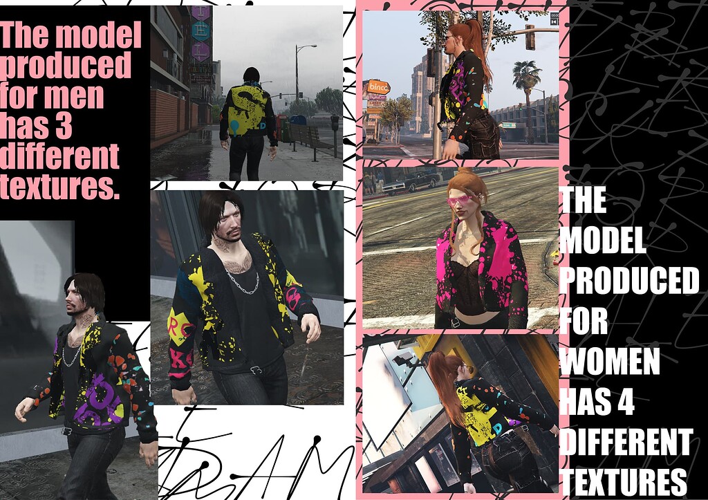 [CLOTH] Rotterdam Jacket for M/F - FiveM Releases - Cfx.re Community