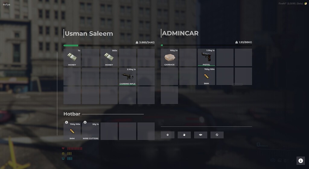 OX Inventory Redesigned by JGUsman - FiveM Releases - Cfx.re Community