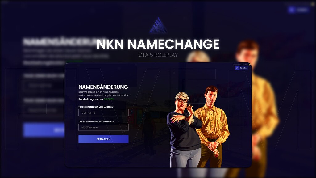 NKN - Namechange (fancy UI for your SERVER) - FiveM Releases - Cfx.re Community