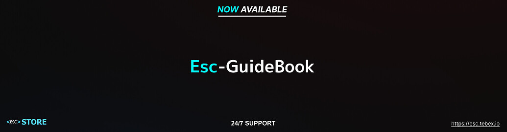 [FREE] Esc-GuideBook - FiveM Releases - Cfx.re Community