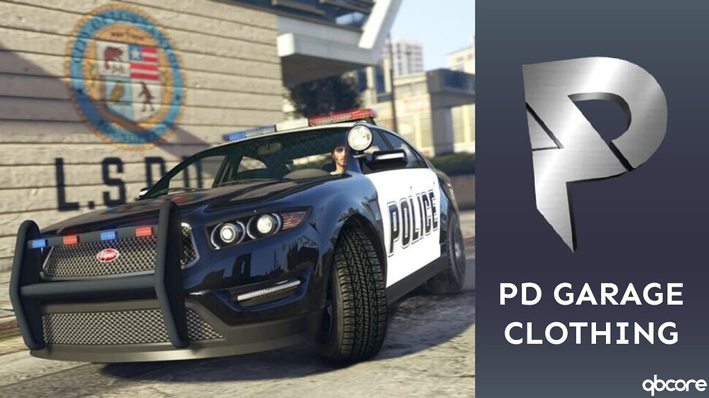 [QBCORE] PD Garage & Clothing System - FiveM Releases - Cfx.re Community