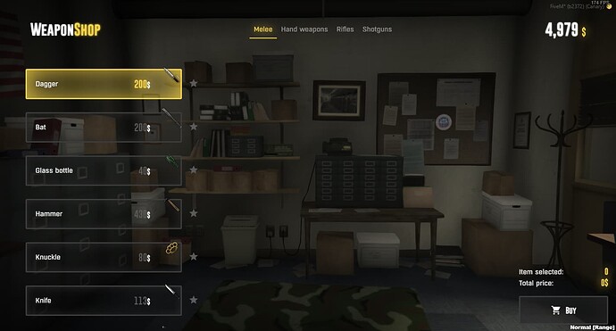 [ESX] Modern WeaponShop with weapon preview - FiveM Releases - Cfx.re Community