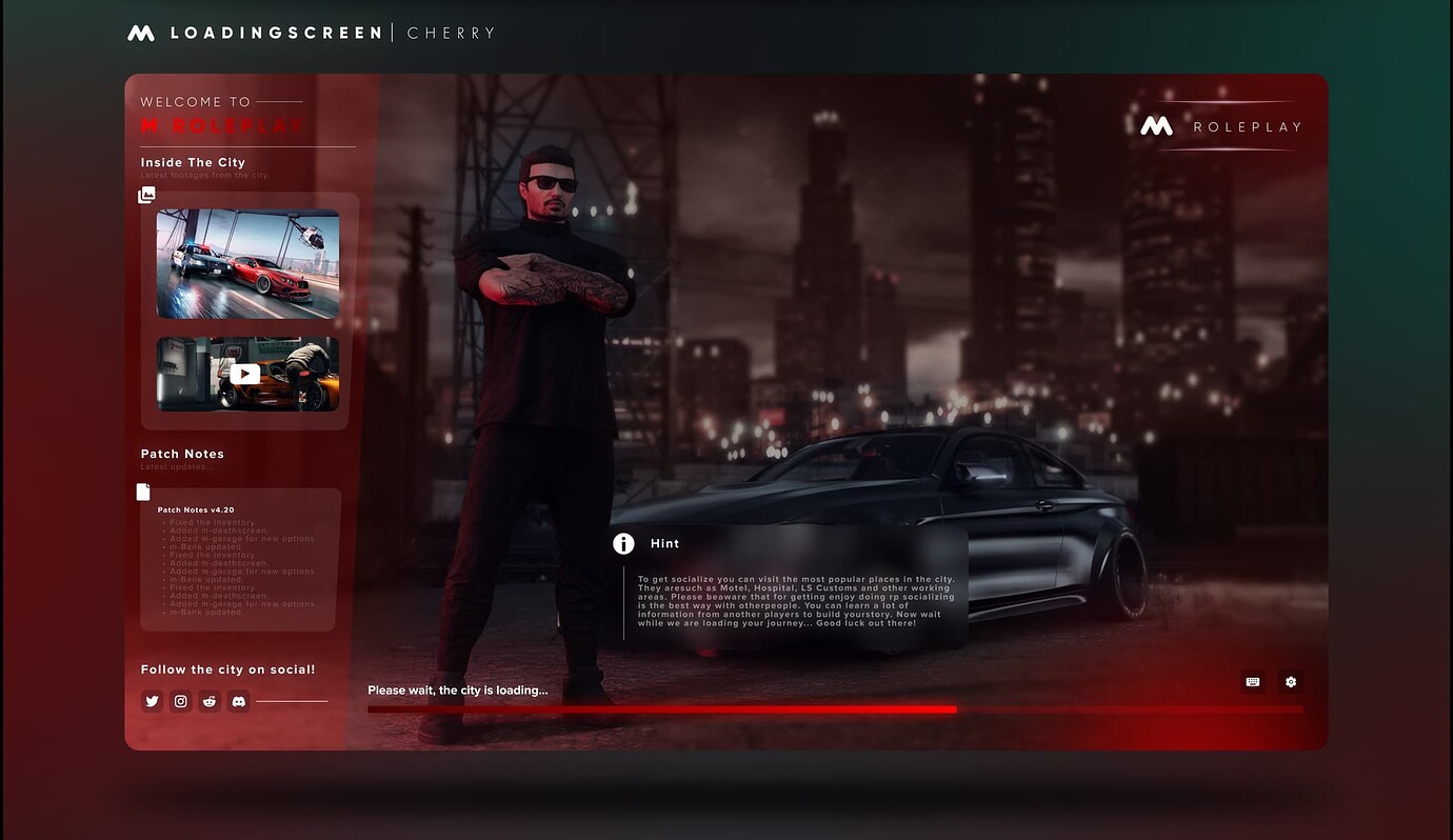 CodeM mLoadingscreen STANDALONE - FiveM Releases - Cfx.re Community